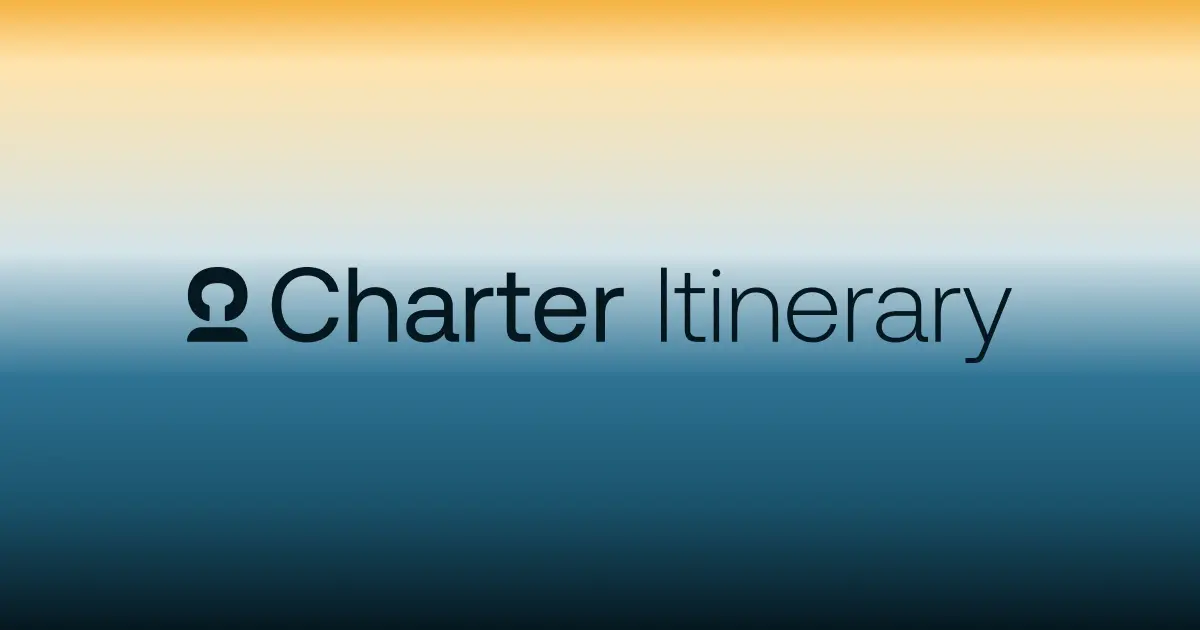Charter Itinerary